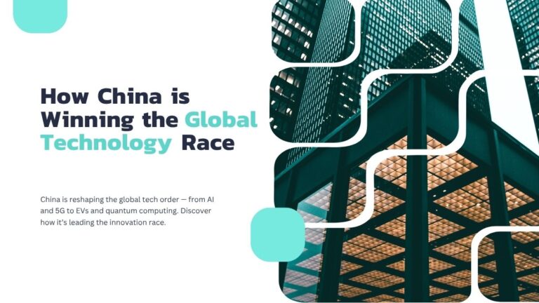 How China Is Winning the Global Technology Race